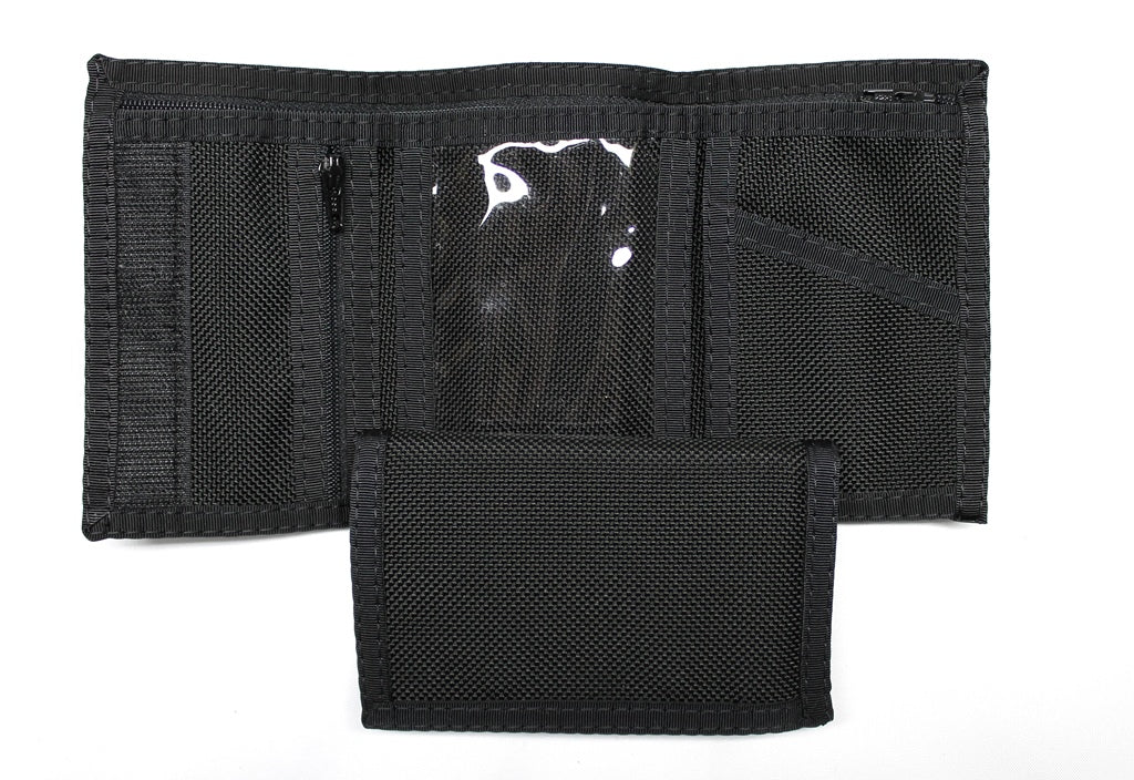 Ballistic Nylon Trifold Wallet by Sprocket - Black – Wallets Plus