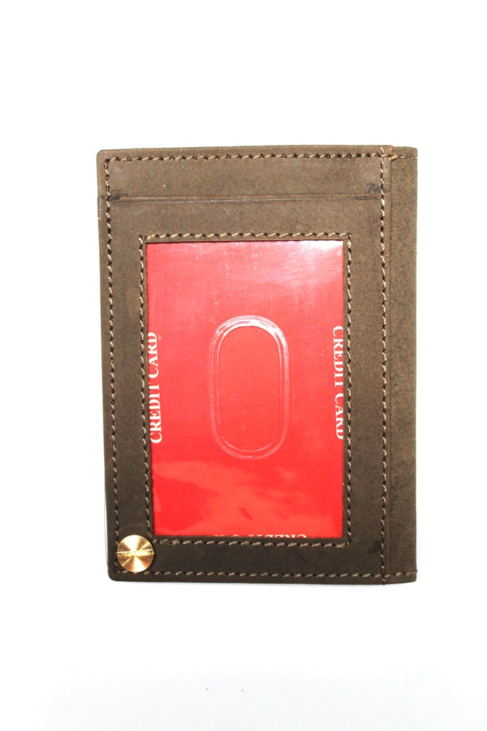 RFID Blocking Credit Card Holder -Fan Style - Hunter Leather – Wallets Plus