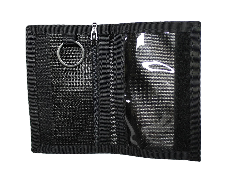 Sprocket Ballistic Nylon Front Pocket Wallet - Black - Made in USA ...
